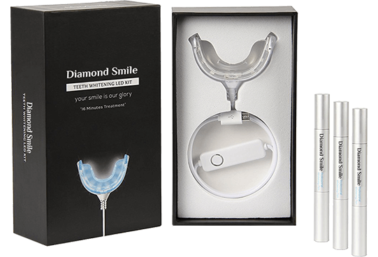 DiamondSmile, Teeth Whitening Led Mouth Tray light with 16 Powerful LED ...